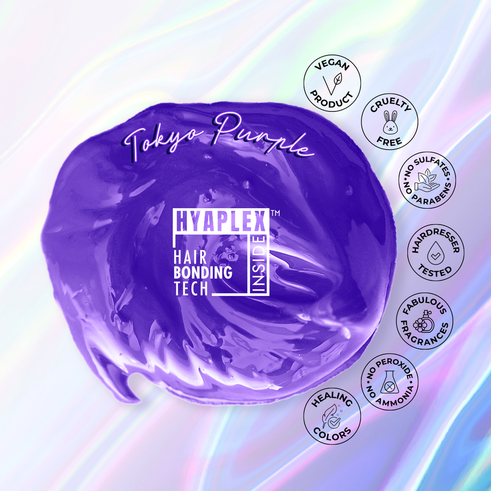 Anveya Tokyo Purple Semi Permanent Hair Color, 100ml