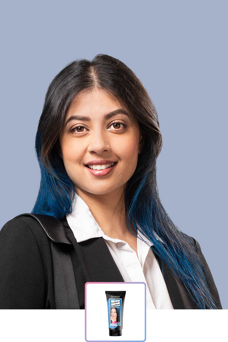 Buy Colorisma Euphoria Blue, Temporary 1-Day 1-Wash Hair Color MakeUp ...