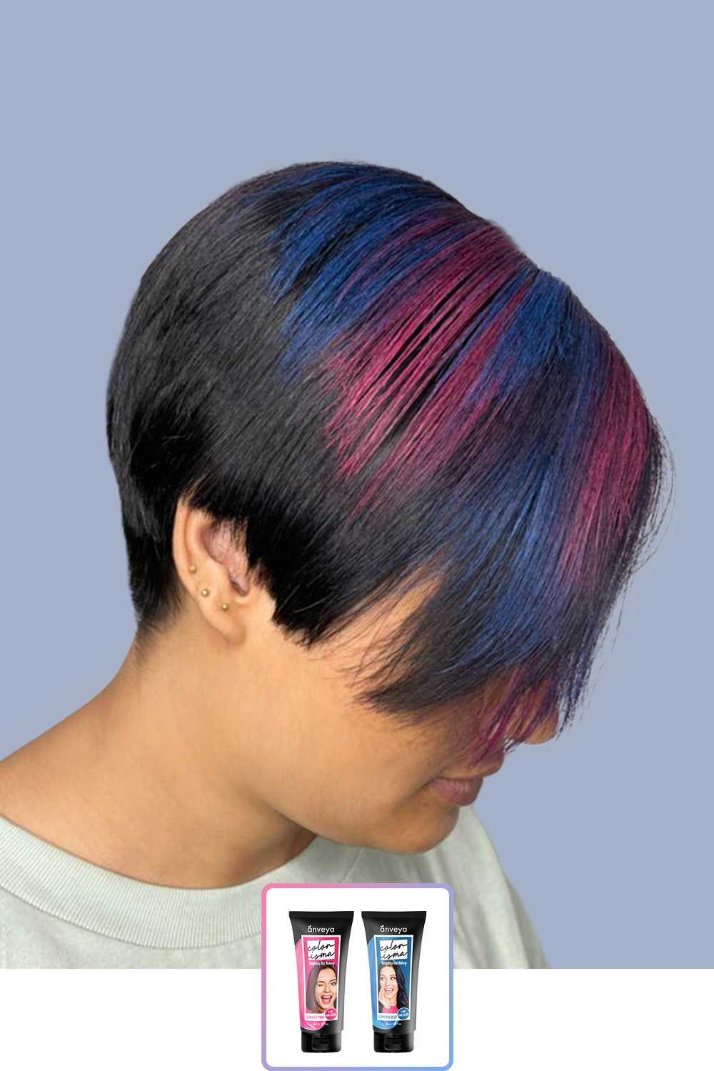 Buy Colorisma Euphoria Blue + Summer Pink, Temporary 1-Day 1-Wash Hair ...