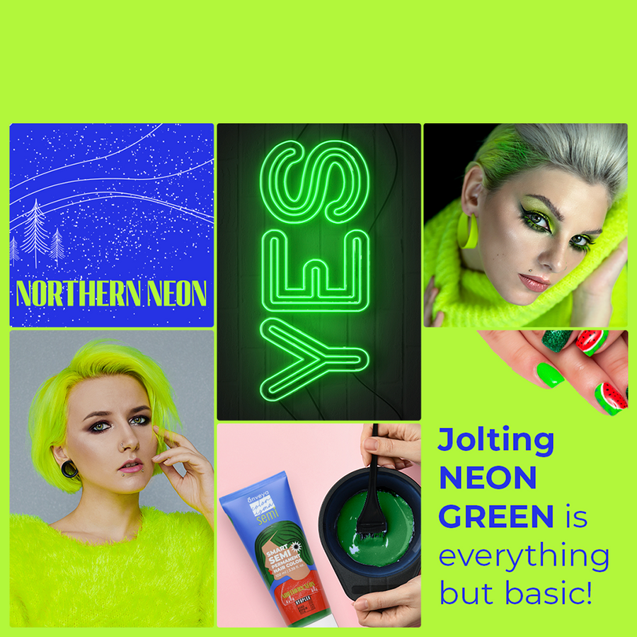 Anveya Northern Neon Semi Permanent Hair Color, 100ml